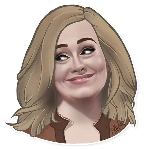 adele stickers - Sticker pack for WhatsApp