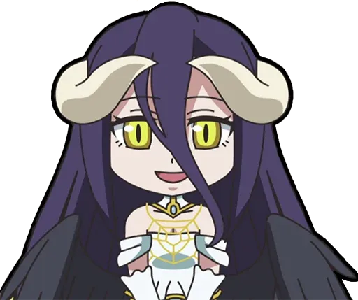 Albedo (Overlord) - Sticker pack for WhatsApp
