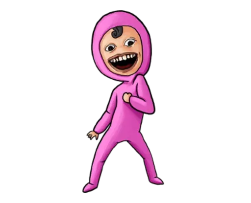 Annoying Pink pack by @wontae - Sticker pack for WhatsApp