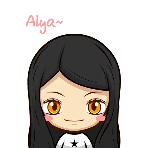 Alya by @ginchan14 - Sticker pack for WhatsApp