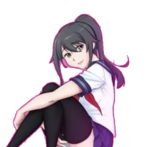 Ayano Aishi (Yandere-Chan) @MineneUryuu3 - Sticker pack for WhatsApp