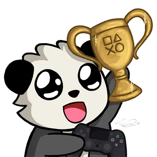 Bahroo Panda Emote - Sticker pack for WhatsApp