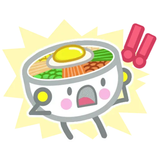 Bibimbap Friends - Sticker pack for Telegram