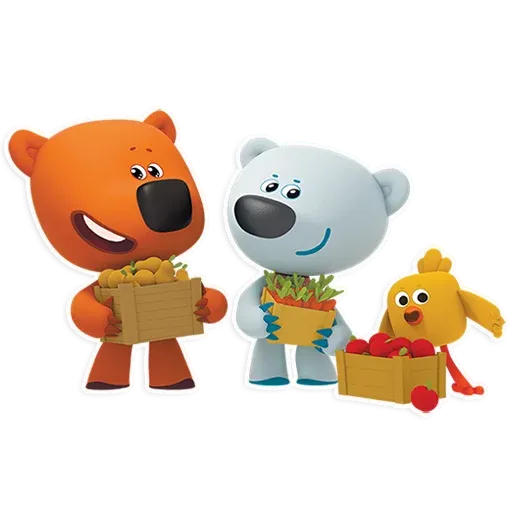 Be-be-bears - Sticker pack for Telegram