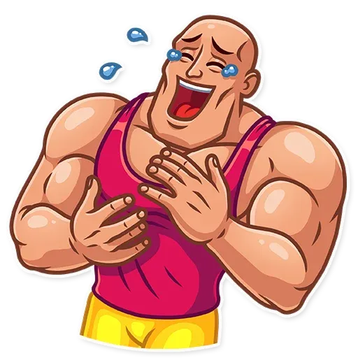 Bodybuilder - Sticker pack for WhatsApp