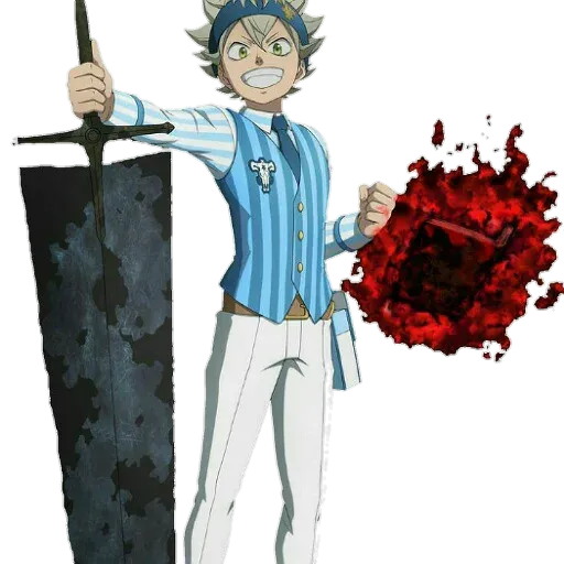 Black clover [ @kotetsu_shonen ] - Sticker pack for WhatsApp