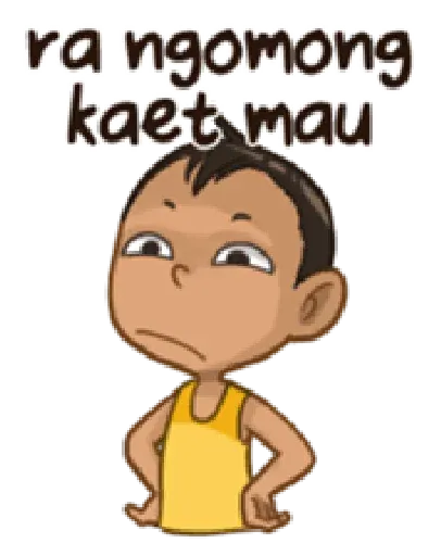 Emon Cah Mbeling - Sticker pack for WhatsApp