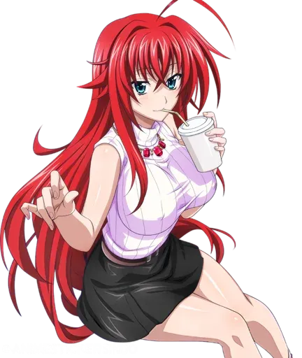 High School DxD @AnimeStickersIndo - Sticker pack for Telegram