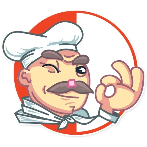 Chef Gustav - Sticker pack for WhatsApp