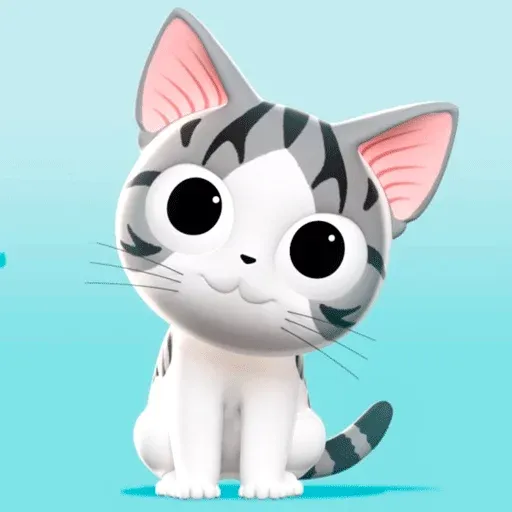 cat Chi 3D - Sticker pack for WhatsApp