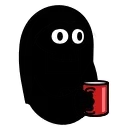 Complete blackness | @userStikerBot - Sticker pack for WhatsApp