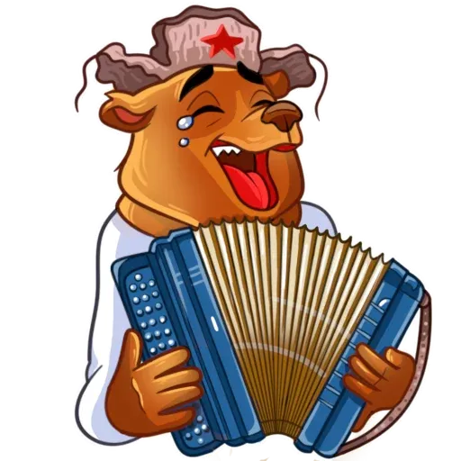 Comrade Bearski - Paquete de stickers para WhatsApp