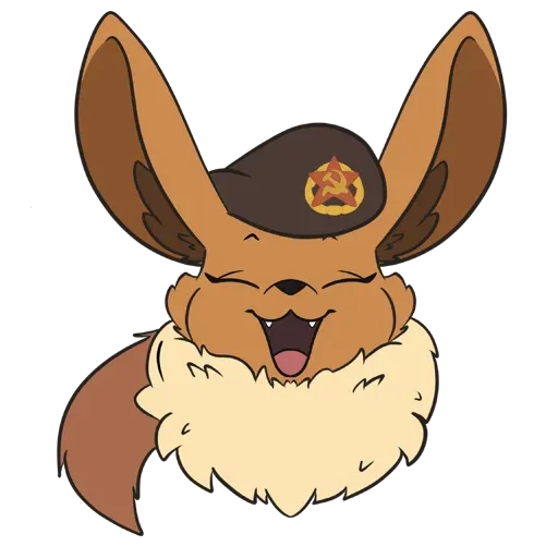 Comrade Eevee - Sticker pack for WhatsApp
