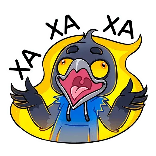 Ворон Кру :: @TgSticker - Sticker pack for WhatsApp