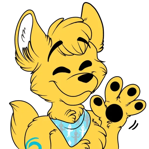 cyber kitsune - Sticker pack for WhatsApp