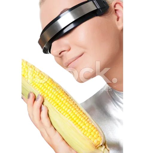 Cyber Woman with Corn @SimonM6420 - Sticker pack for Telegram