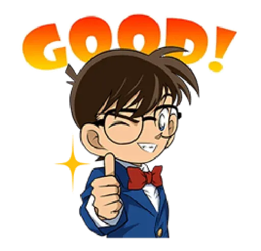 DETECTIVE CONAN vol.2 - Sticker pack for WhatsApp