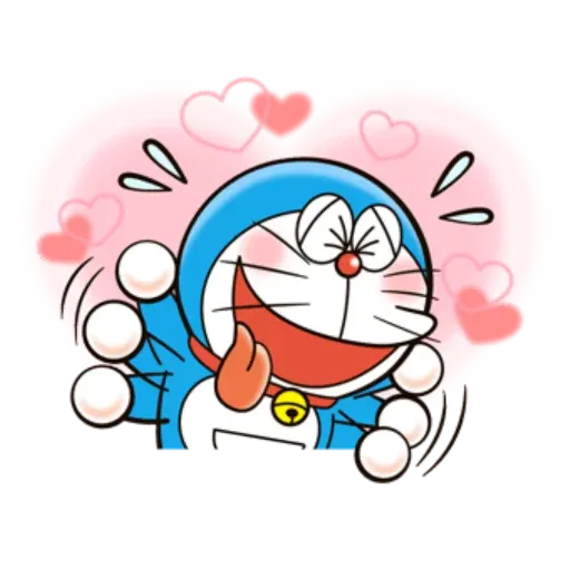 Doraemon's Many Emotions @stickerscar - WhatsApp 贴纸包