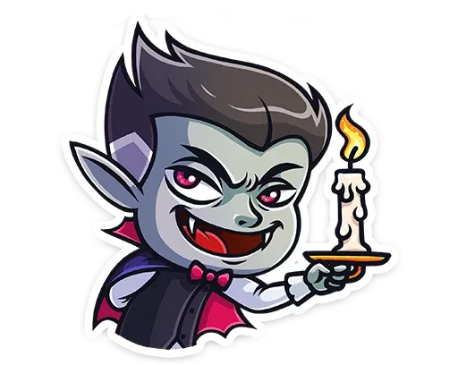 Count Dracula :: @TgSticker - Sticker pack for WhatsApp