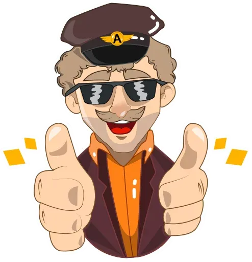 Taxi Driver - Sticker pack for WhatsApp