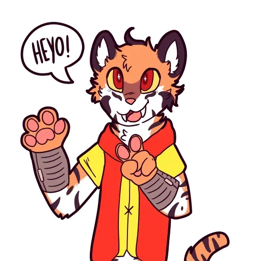 Electro Tiger - Sticker pack for WhatsApp