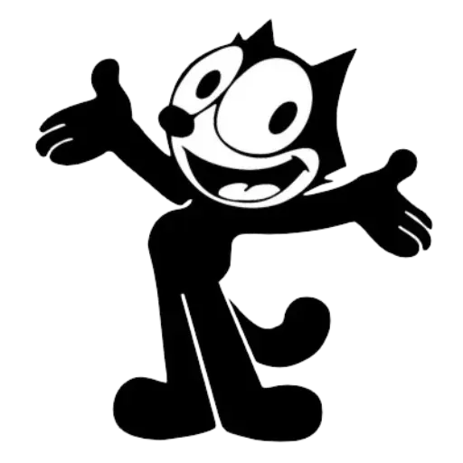 Felix the cat kitty - Sticker pack for WhatsApp