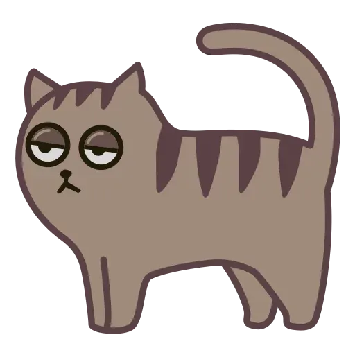 Fixel the Snob Cat - Sticker pack for WhatsApp