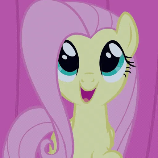 Fluttershy | @MLP_AnimatedStickers - Sticker pack for WhatsApp