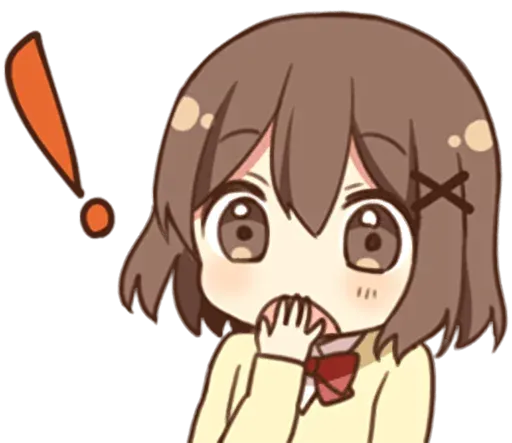 Friendly girl sticker by Kurata Rine - Sticker pack for WhatsApp