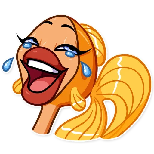 Goldfish Lady 🔱 - Sticker pack for WhatsApp