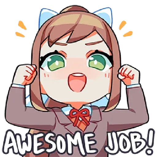 @GreySunders || Doki Doki Literature Club! - Sticker pack for Telegram