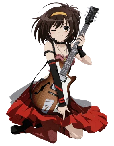 Haruhi Suzumiya by @Splenta - Sticker pack for WhatsApp