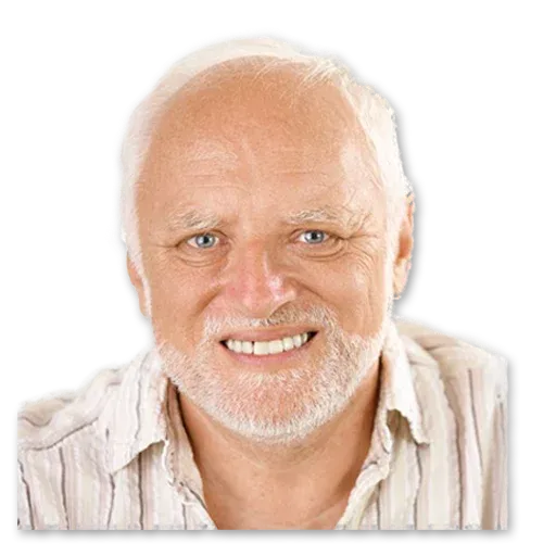 "Hide The Pain" Harold - Sticker pack for WhatsApp