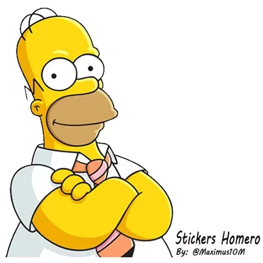 Homero By Maximus10M - Sticker pack for WhatsApp