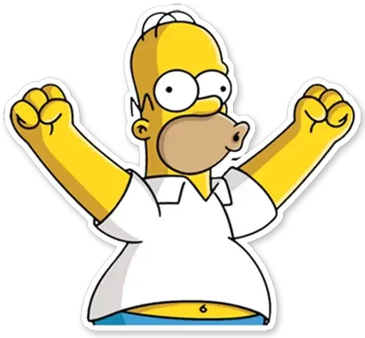 Homer Simpson - Sticker pack for WhatsApp
