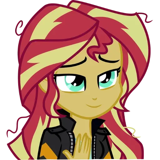 Human Sunset Shimmer - Sticker pack for WhatsApp