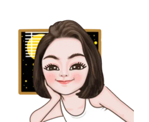 Jess so cute @Mycute_stickers - Sticker pack for WhatsApp