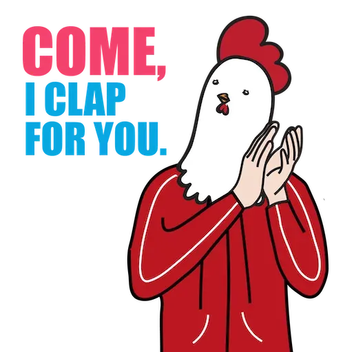 Jinjja Chicken - Sticker pack for WhatsApp