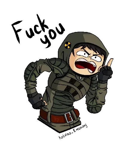 STALKER @Katrina_Ercenary - Sticker pack for WhatsApp