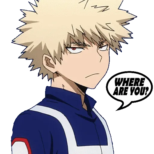 KATSUKI BAKUGO @STIKERFORALL - Sticker pack for WhatsApp