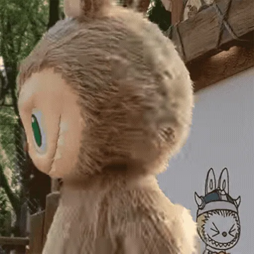 labubu gif @popmartru - Sticker pack for WhatsApp