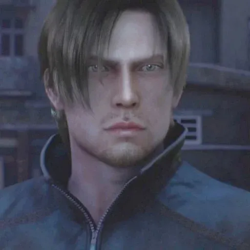 Leon Kennedy by @AllochkaDragunova - Sticker pack for WhatsApp