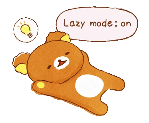 Lazy Mode - Compilations of Whatsapp Stickers