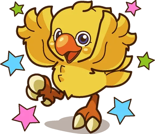 Chocobo :: @line_stickers - Sticker pack for WhatsApp