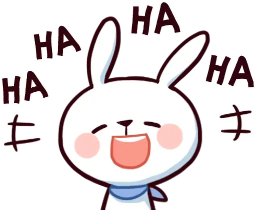 Hyper Bunny :: @line_stickers - Sticker pack for Telegram