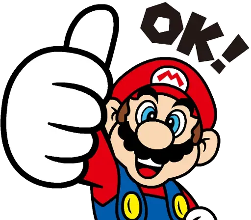 Talking Super Mario :: @line_stickers - Sticker pack for WhatsApp