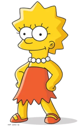 Lisa Simpsons - Sticker pack for WhatsApp