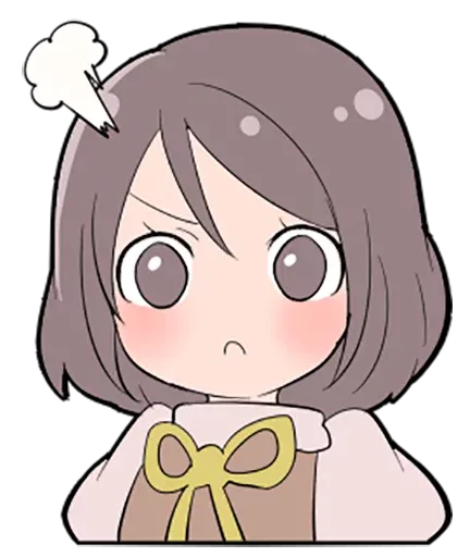 Little cute girl Momo - Sticker pack for WhatsApp