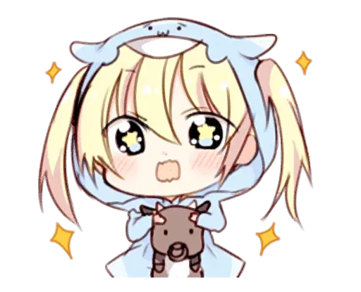 Little Girl Animated - Sticker pack for WhatsApp