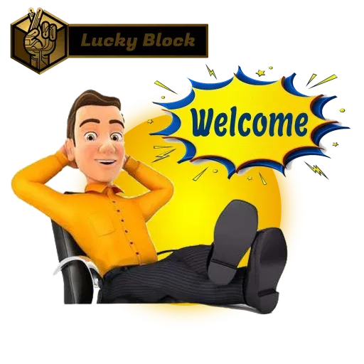 @LuckyBlockChainTG - Sticker pack for WhatsApp